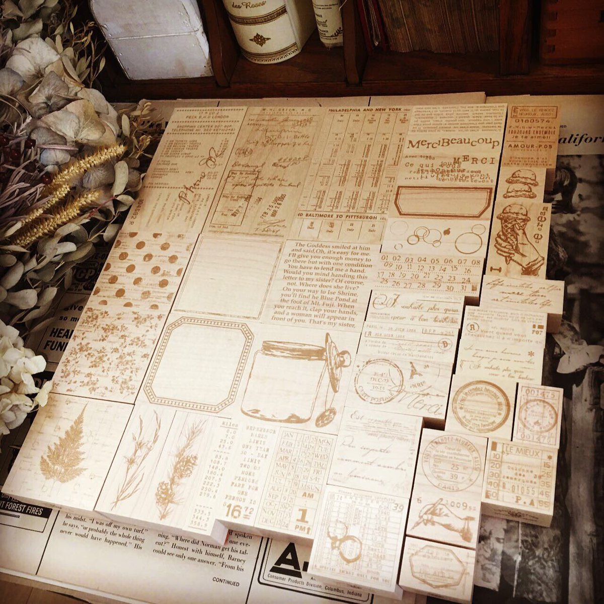 31％割引人気カラーの スタンプセット アンティーク 紙モノ cyanic nature その他 素材/材料-OTA.ON.ARENA.NE.JP