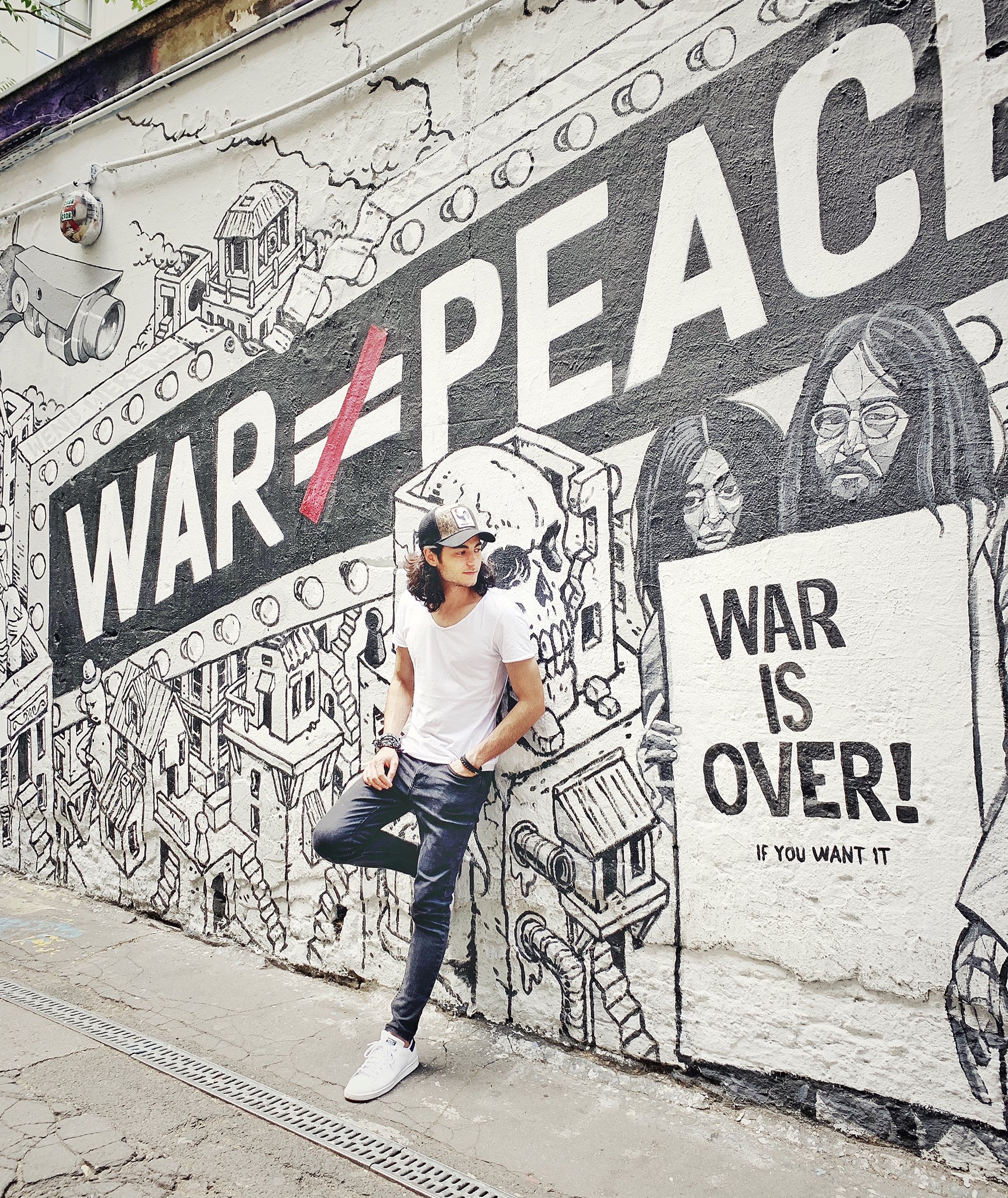Peace Not War Graffiti