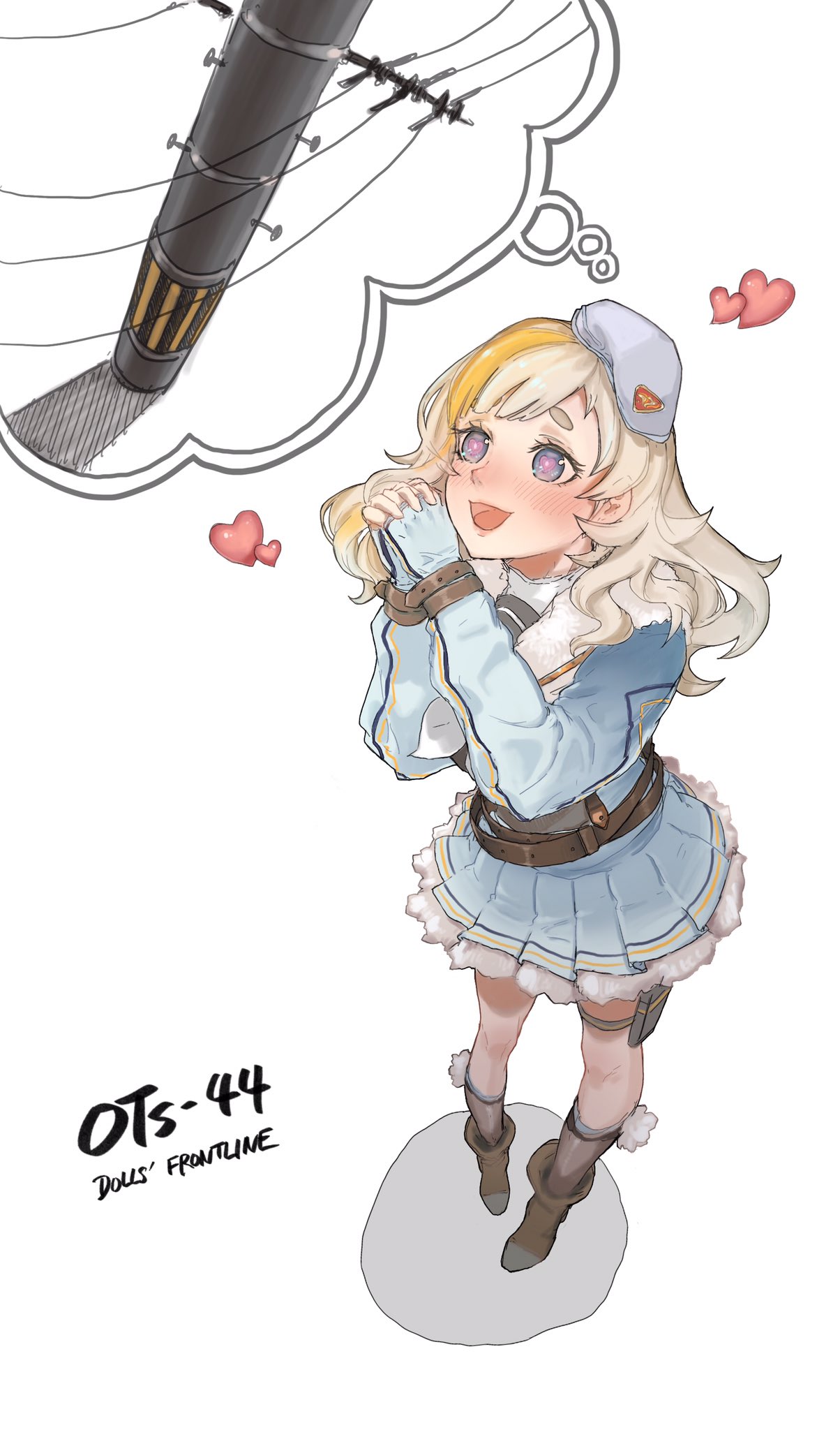 しあしっくにんぐ流体 on Twitter: "Ots-44が電柱に恋をしたっていう話を聞いて衝動的に描いたまま放置してた絵(に色塗ったよ)…