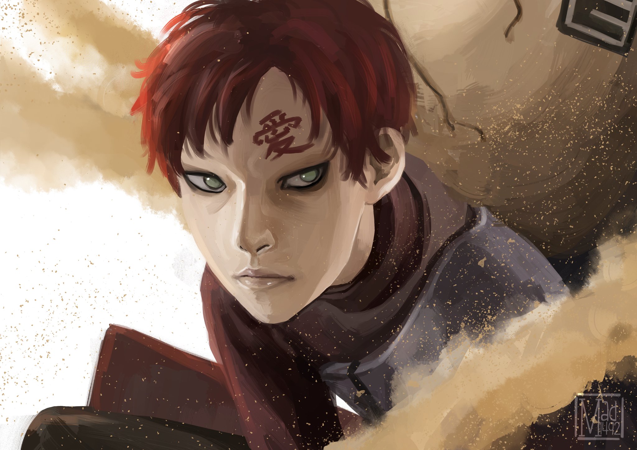 Gaara Of The Sand Drawings