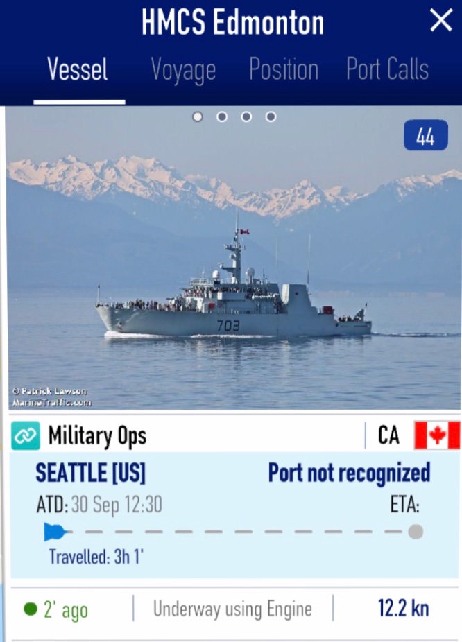 WarshipCam on Twitter: "HMCS Brandon (MM 710) and HMCS Edmonton (MM 703) coastal defense vessels ...