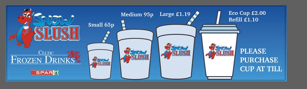 Frozen Drink In The Snow