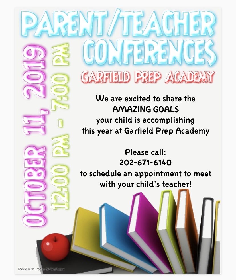 Parent Teacher Conference Flyer Template