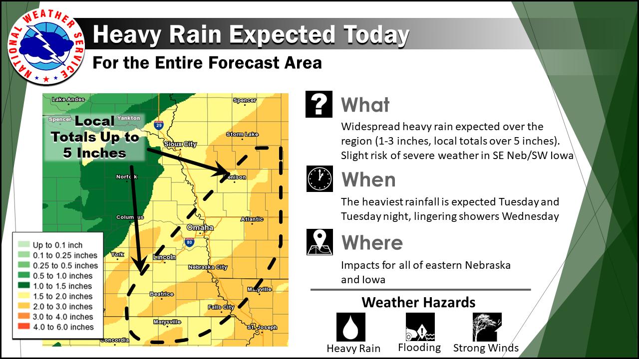 Nws Omaha On Twitter Thunderstorms Will Produce Widespread Heavy Rain