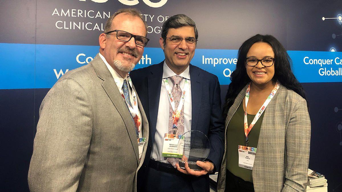 At ESMO19, our Clinical Affairs colleagues waltbirch & Alex Roach ...