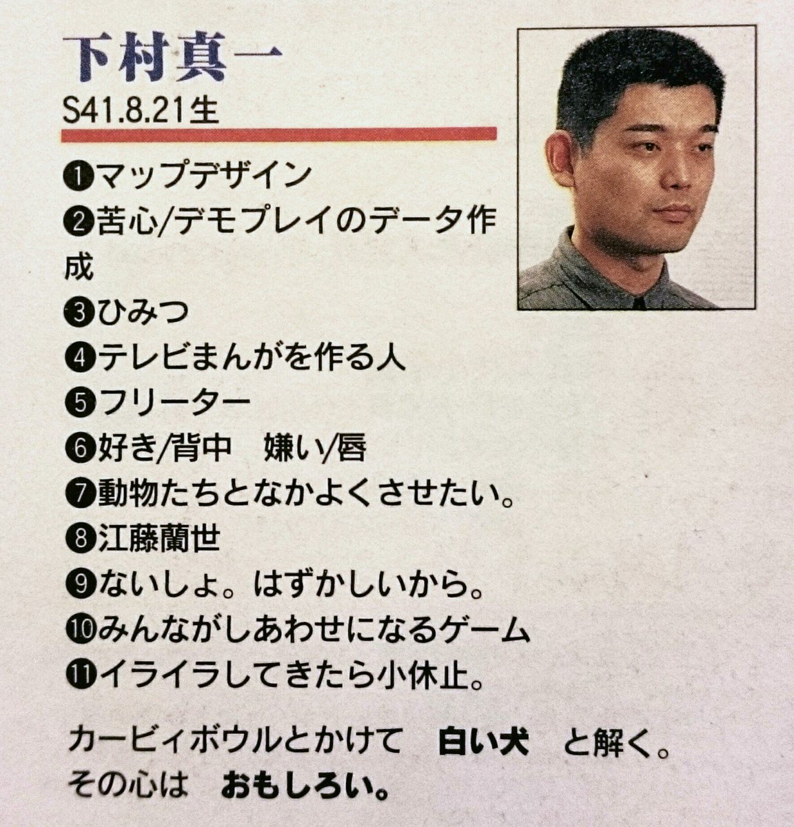 Talk:Shinichi Shimomura - WiKirby: it's a wiki, about Kirby!