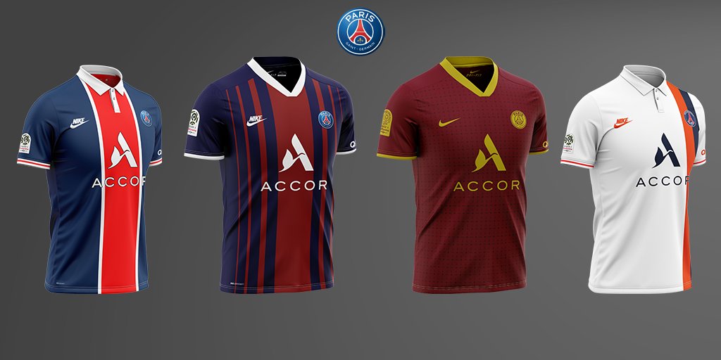 Club : 20 maillots du PSG revisités par un designer | CulturePSG Club : 20 maillots du PSG revisités par un designer | CulturePSG