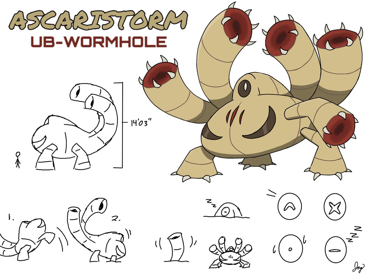 ASCARISTORM -- The Sandworm Pokémon.」|- inactive -の漫画