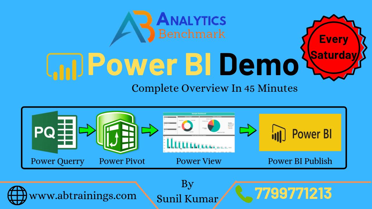 Analytics Benchmark Trainings On Twitter Attend Power Bi Demo