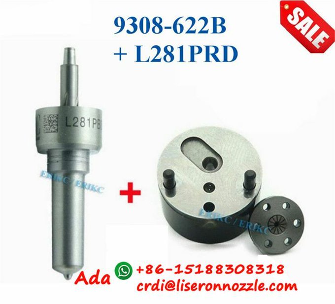 Inyector Delphi L281PBD Boquilla 9308-622B Válvula de control L281PRD ...