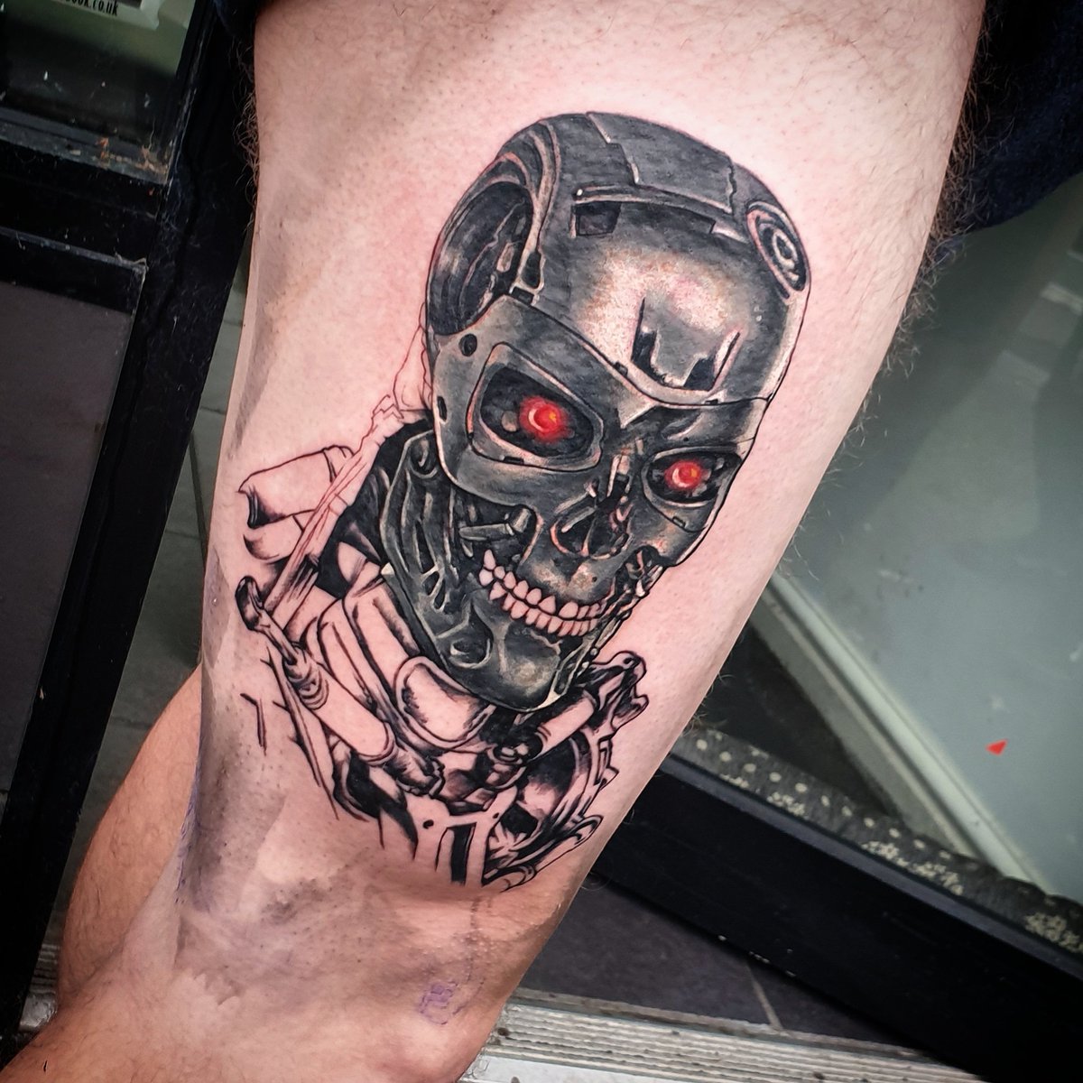 Terminator Skull Tattoo
