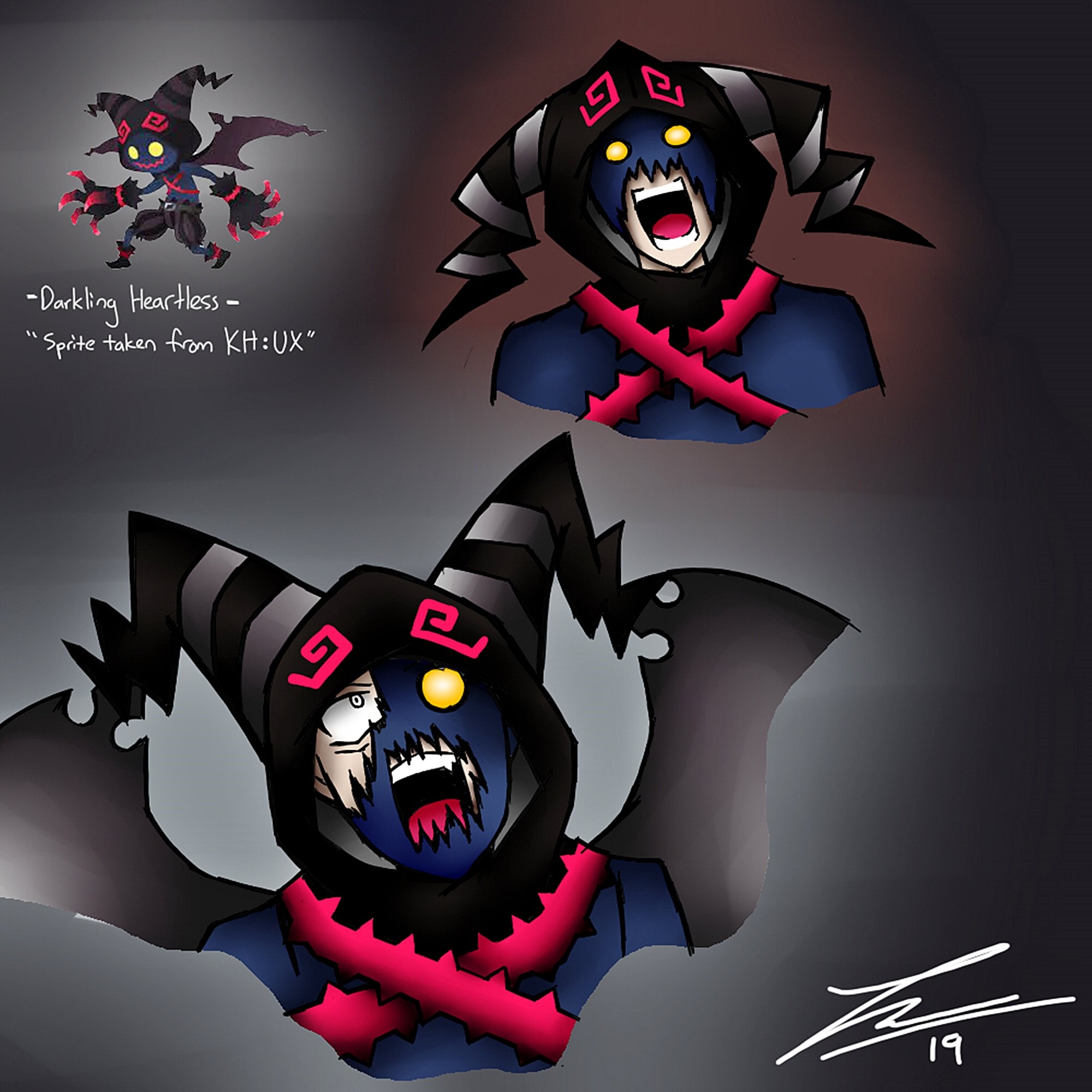 Kingdom Hearts Heartless Sprites