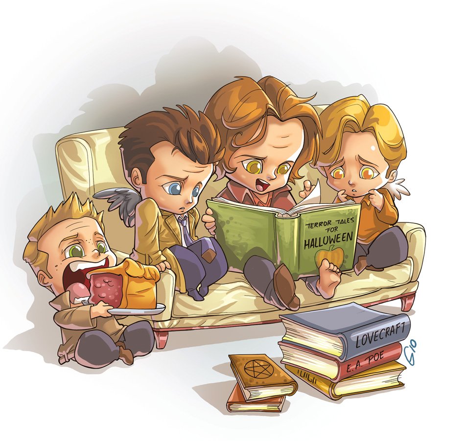 Supernatural Fan Art Cute