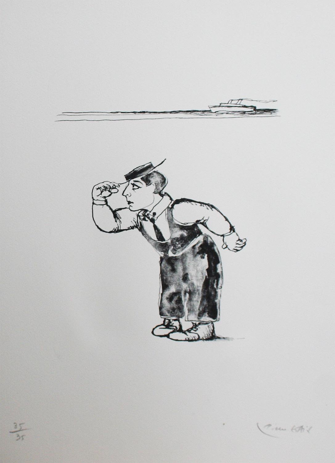 MUBI on Twitter: "Buster Keaton by Pierre Étaix. https://t.co/odTaRn1j8O" / Twitter