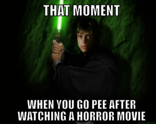 Watching Scary Movies Meme
