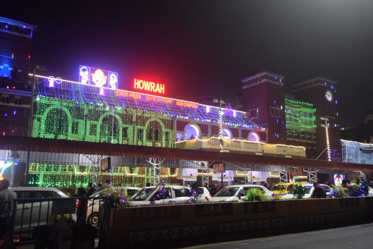 Howrah Station At Night