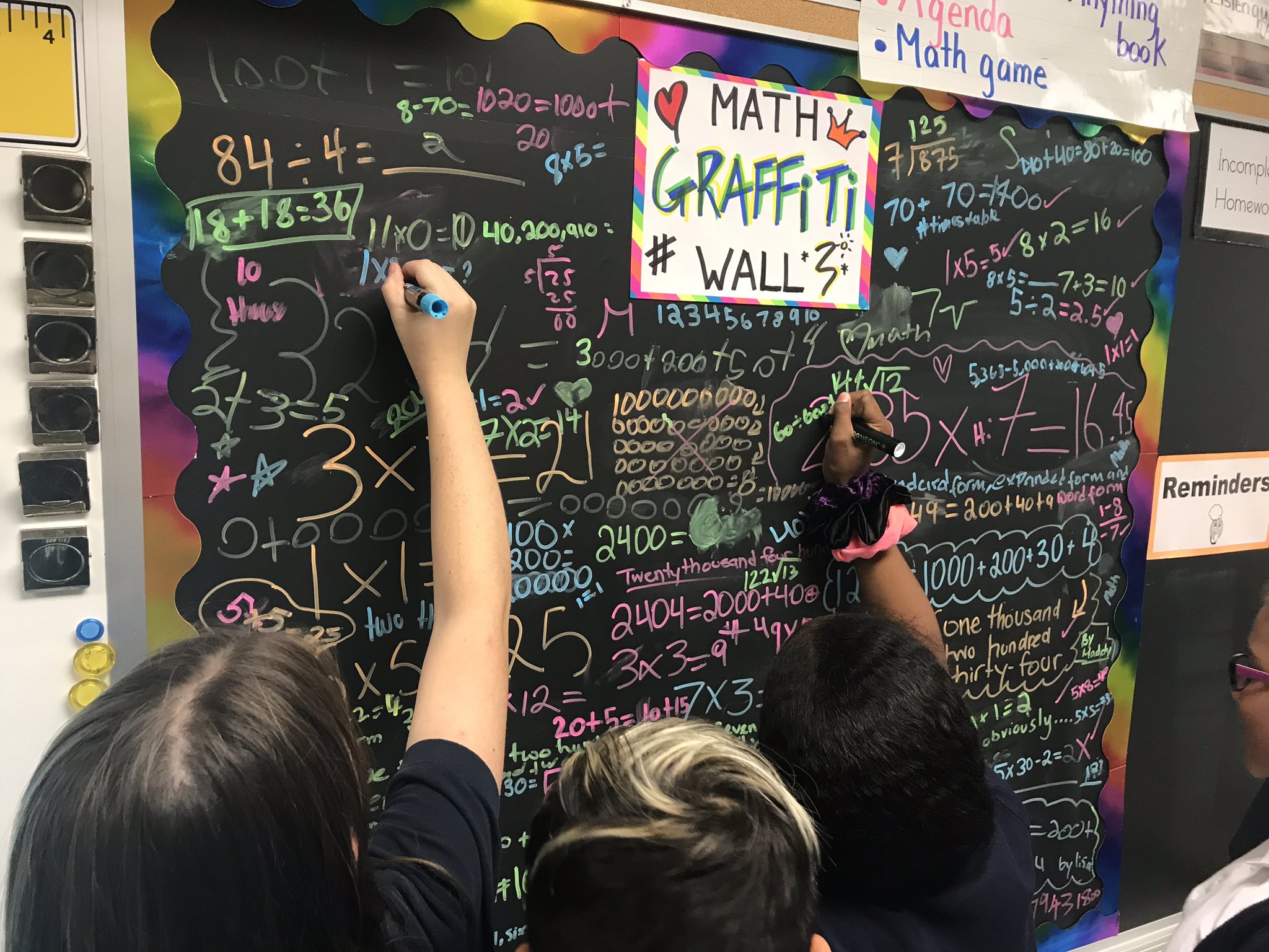 Math Graffiti Wall