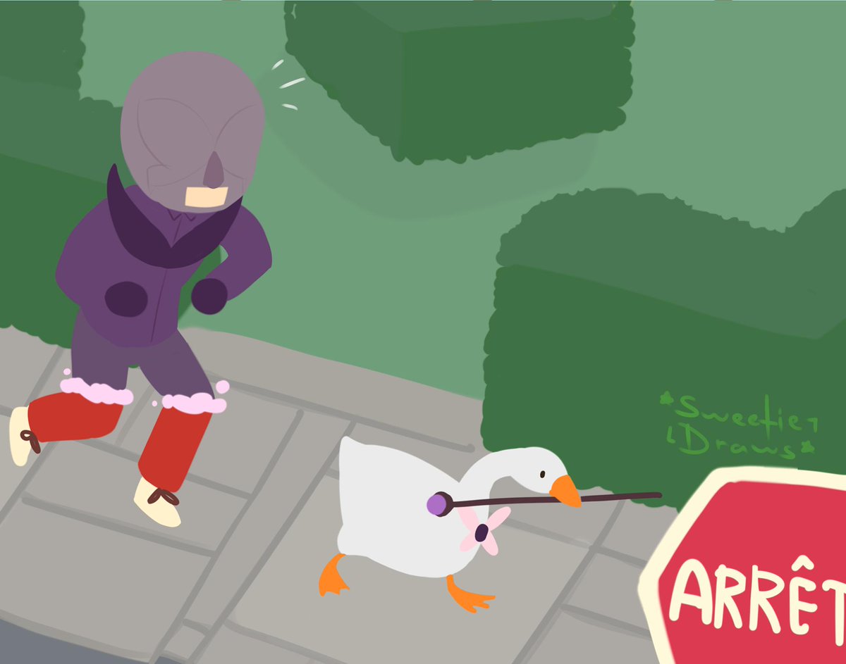 「These Untitled goose game crossovers goi」|🎉 Store is open 🎉のイラスト