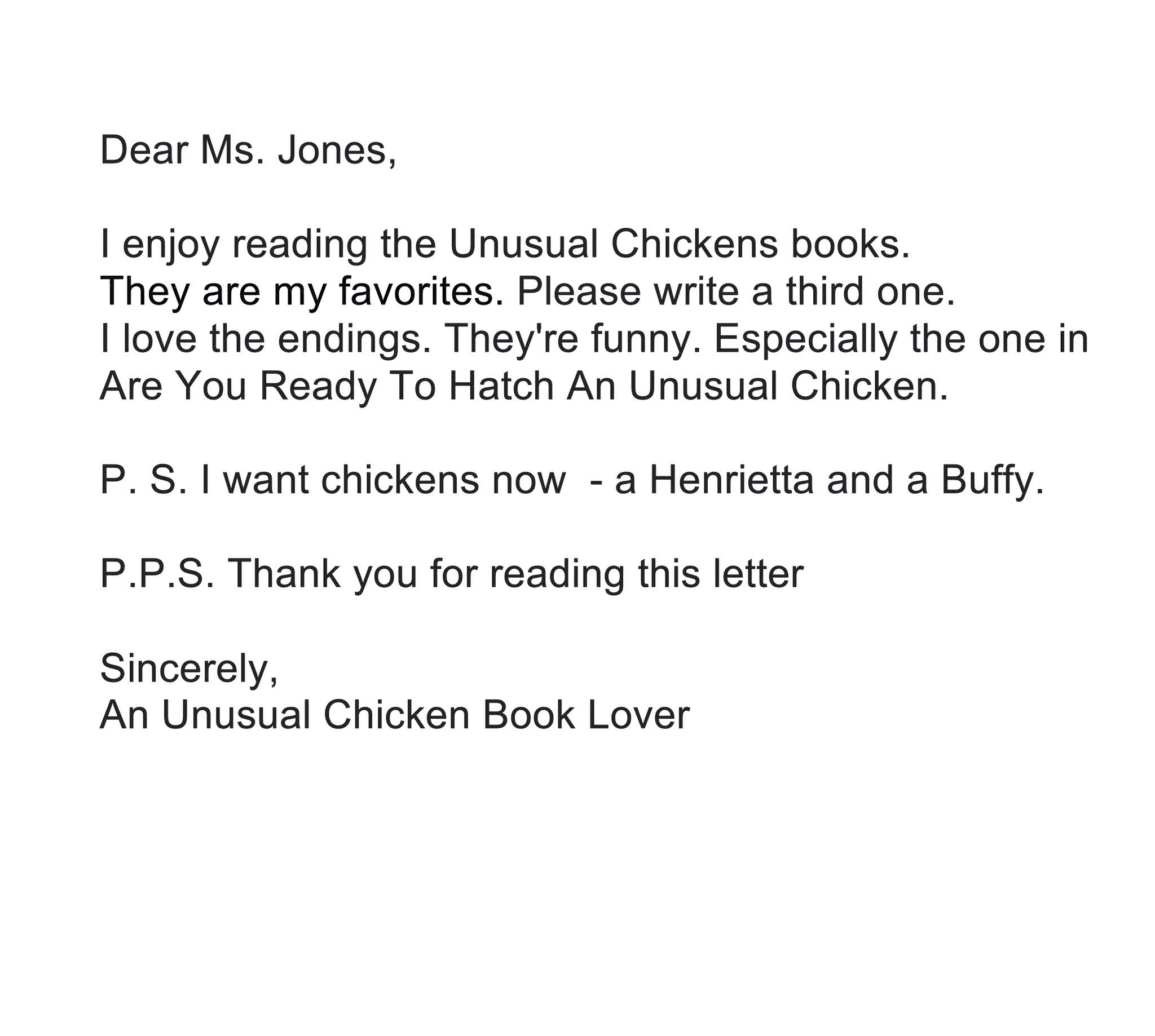 Sincerely Letter Endings