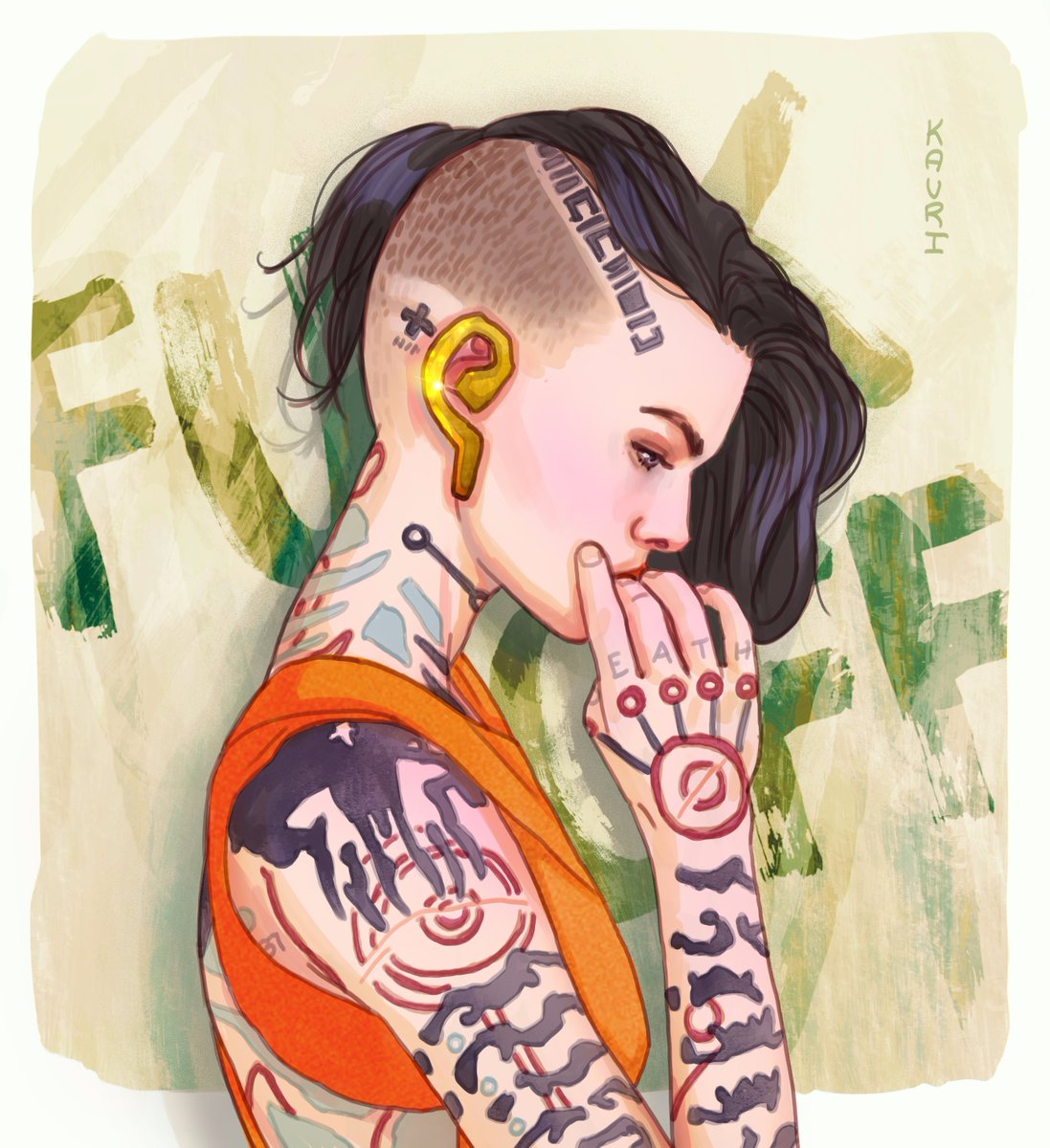 Jack Mass Effect Tattoos