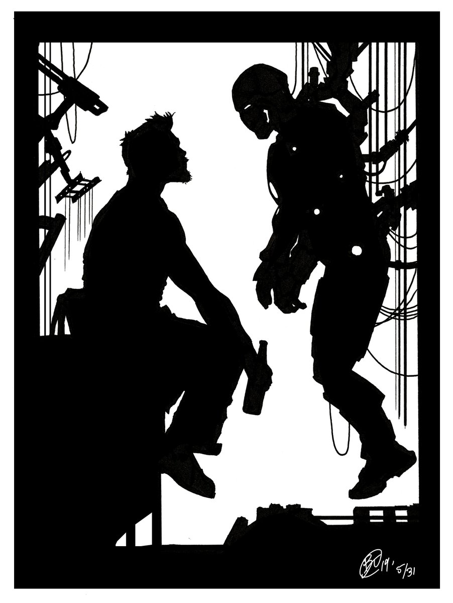 Iron Man Stencil