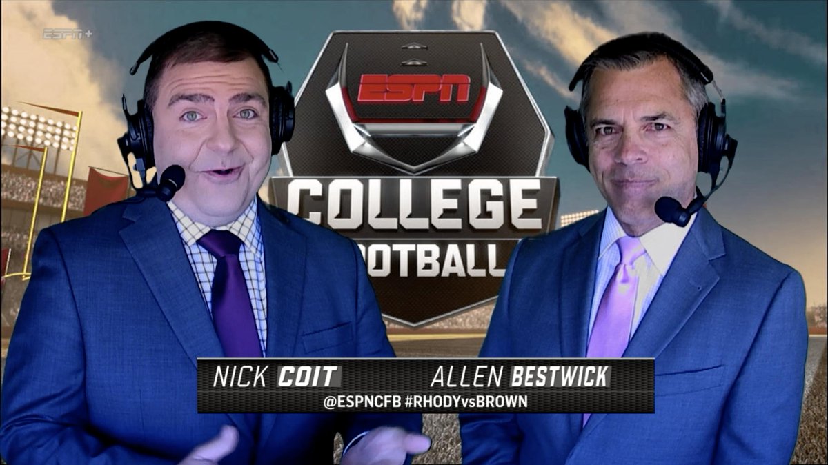 TIL: Apparently Allen Bestwick is calling ESPN CFB. : r/NASCAR