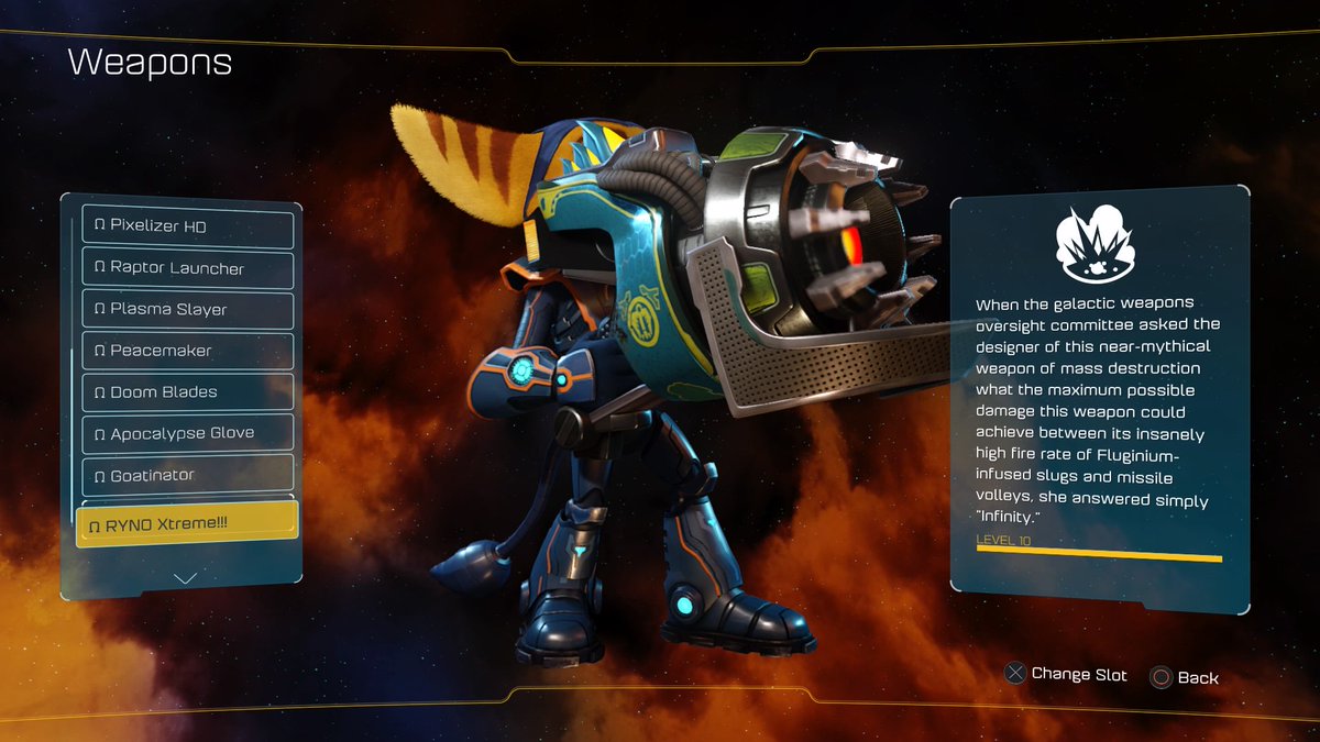 Ratchet And Clank All Ryno Weapons