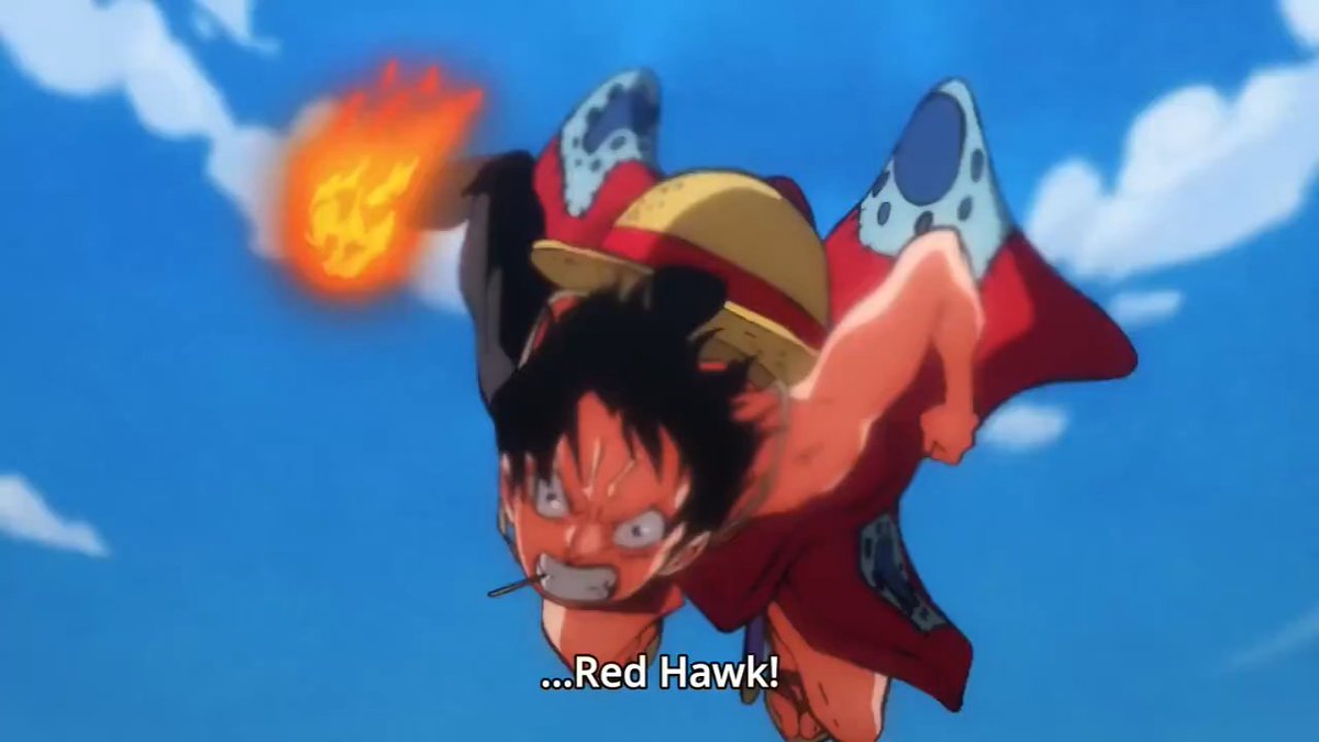 Luffy Red Hawk Gif
