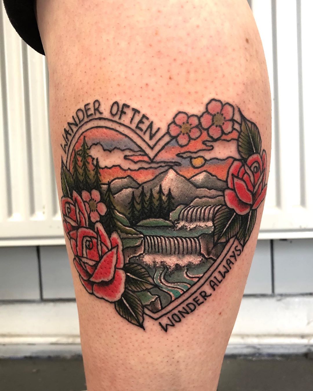 Tribal Waterfall Tattoos