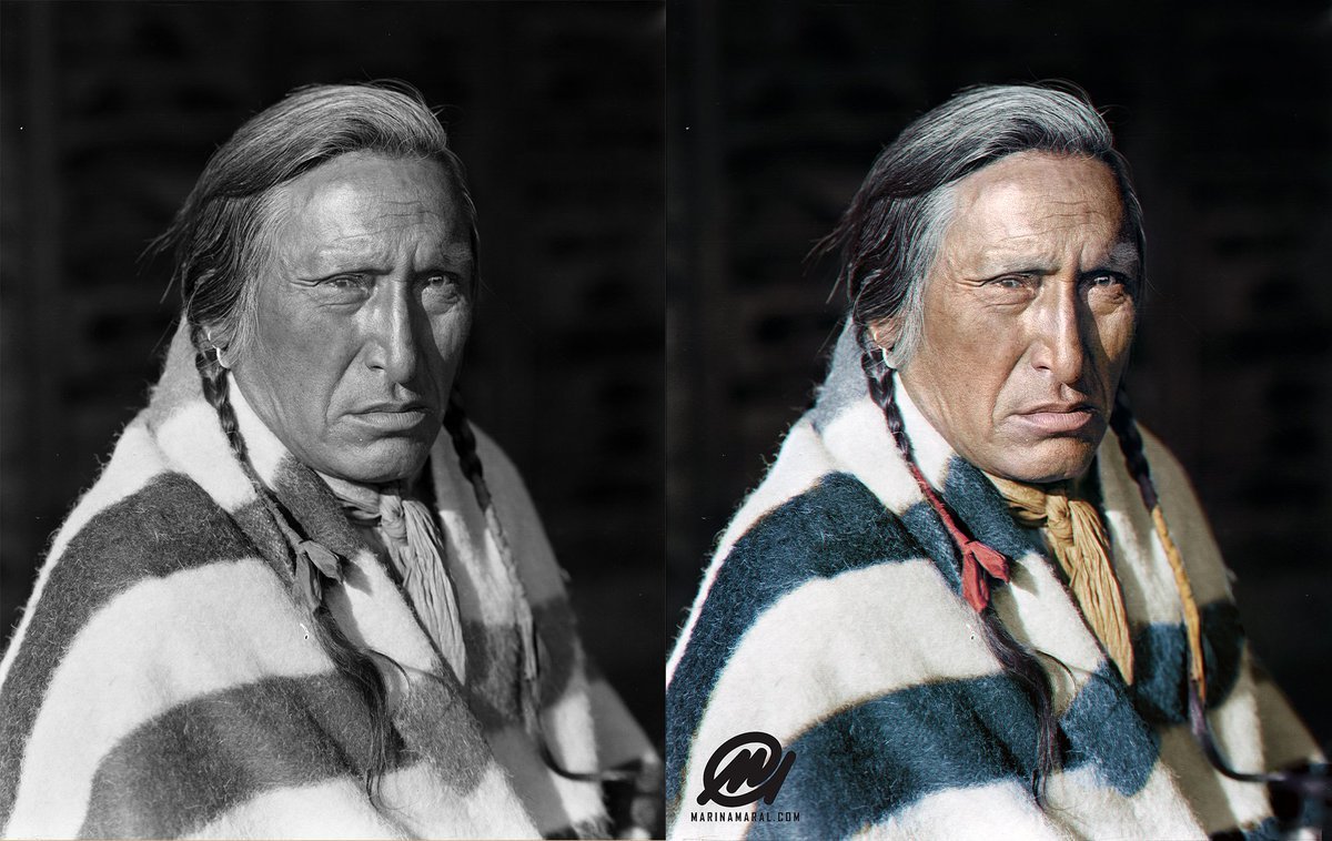 Thread by @marinamaral2: "Chief Joe Big Plume, circa 1910. This is part ...