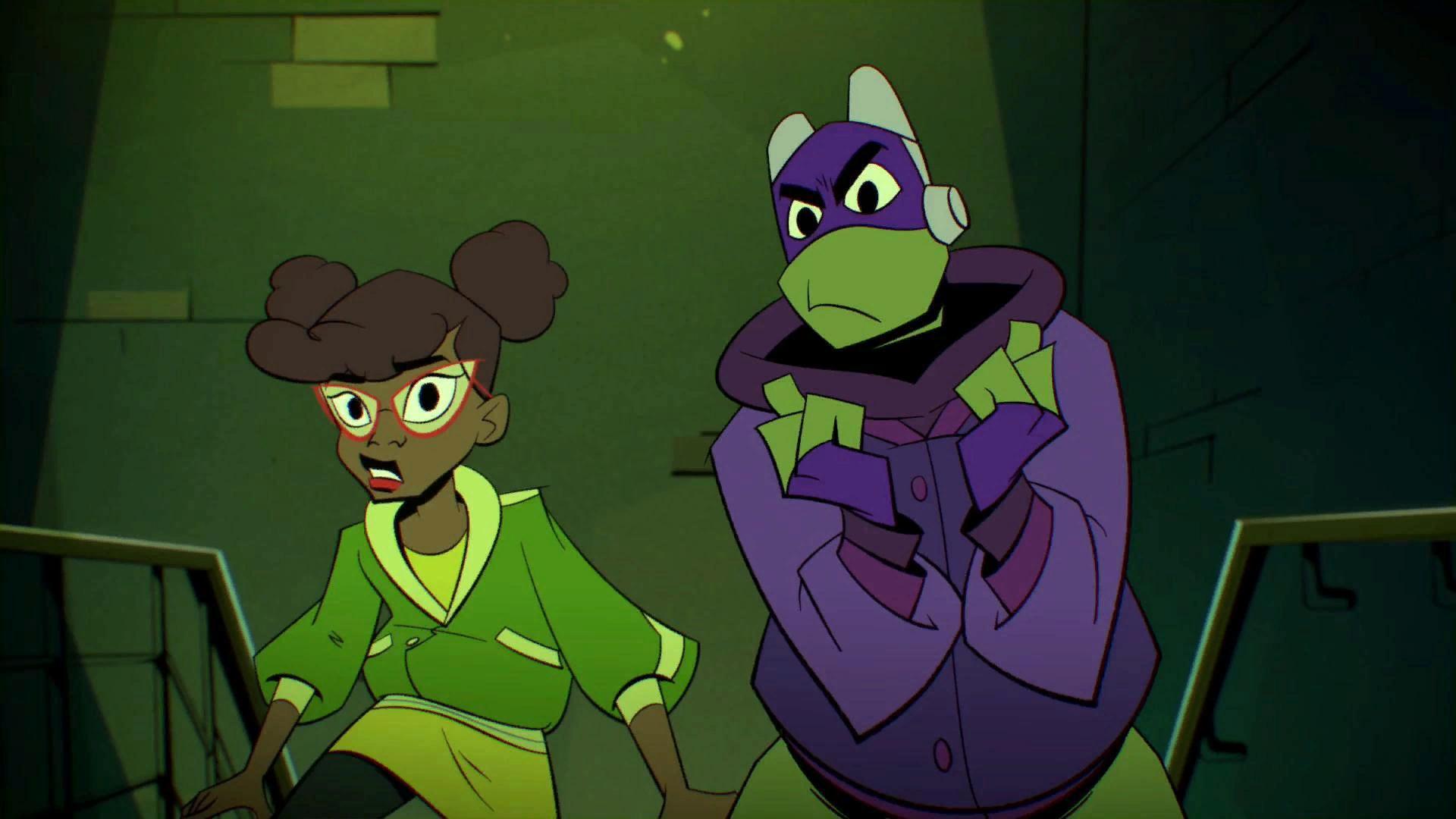 Teenage Mutant Ninja Turtles April And Donatello