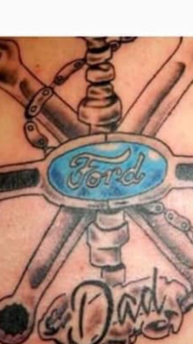Ford Logo Tattoo