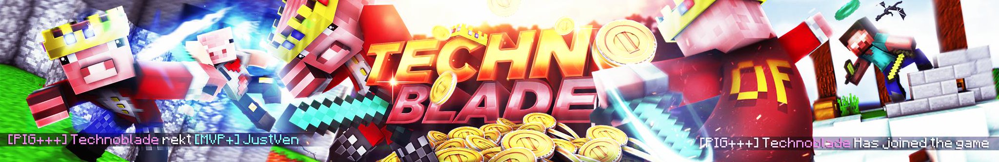 JustVen on Twitter: "NEW Banner for @Technothepig . This is a version two. I'm the guy who made ...