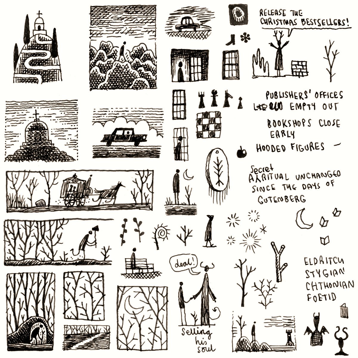 「Some preparatory doodles for this weeken」|Tom Gauldの漫画