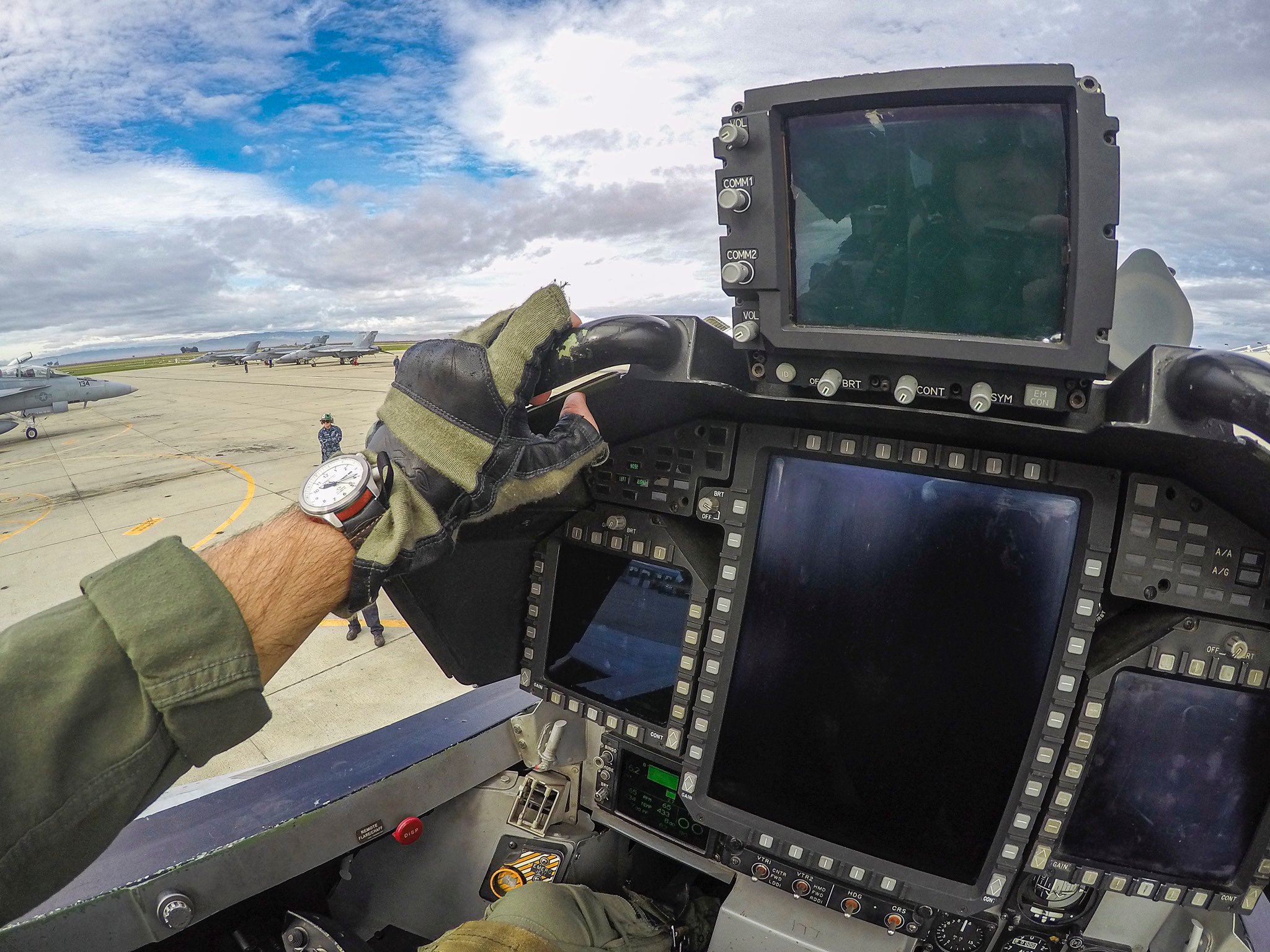 Ea 18g Growler Cockpit