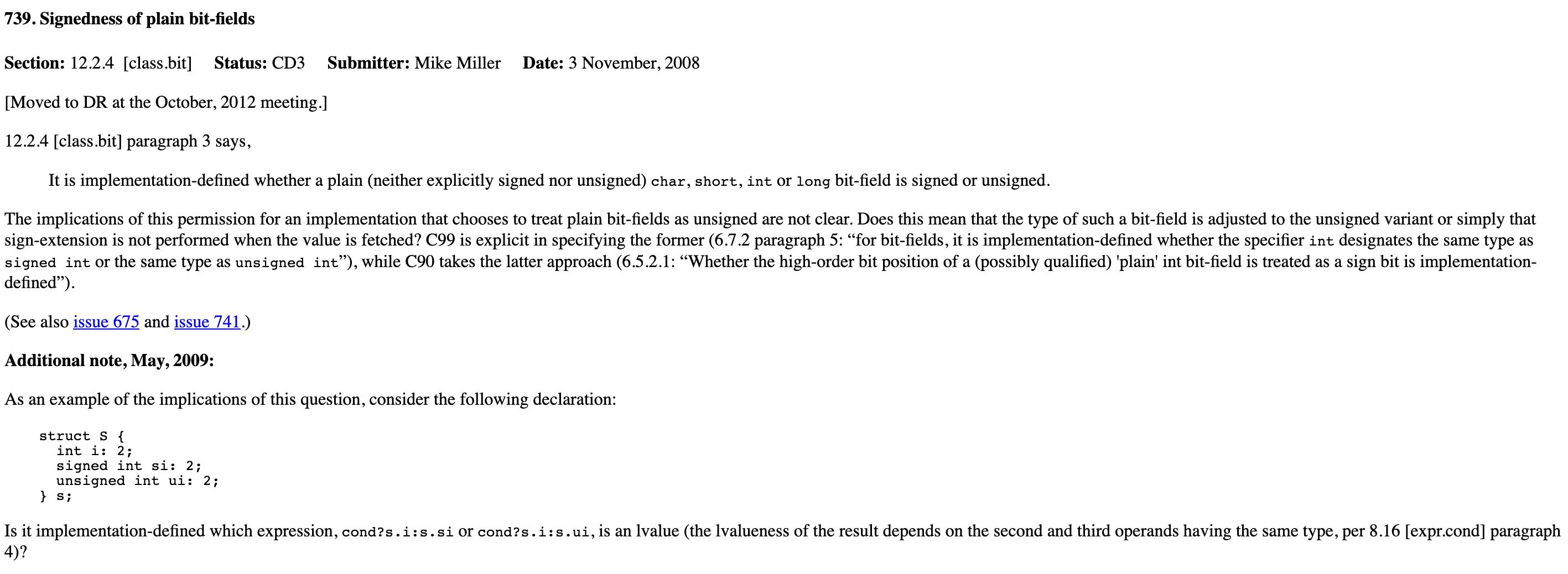 Shafik Yaghmour on Twitter: "This is implementation-defined https://t.co/SQyvKUGeqY Says that ...