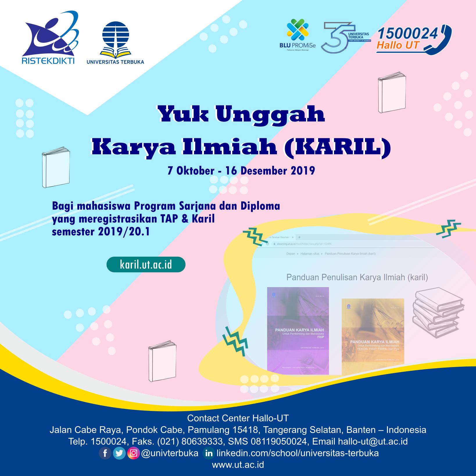 Universitas Terbuka on Twitter: "Selamat malam Sahabat UT. Bagi mahasiswa Program Sarjana dan ...