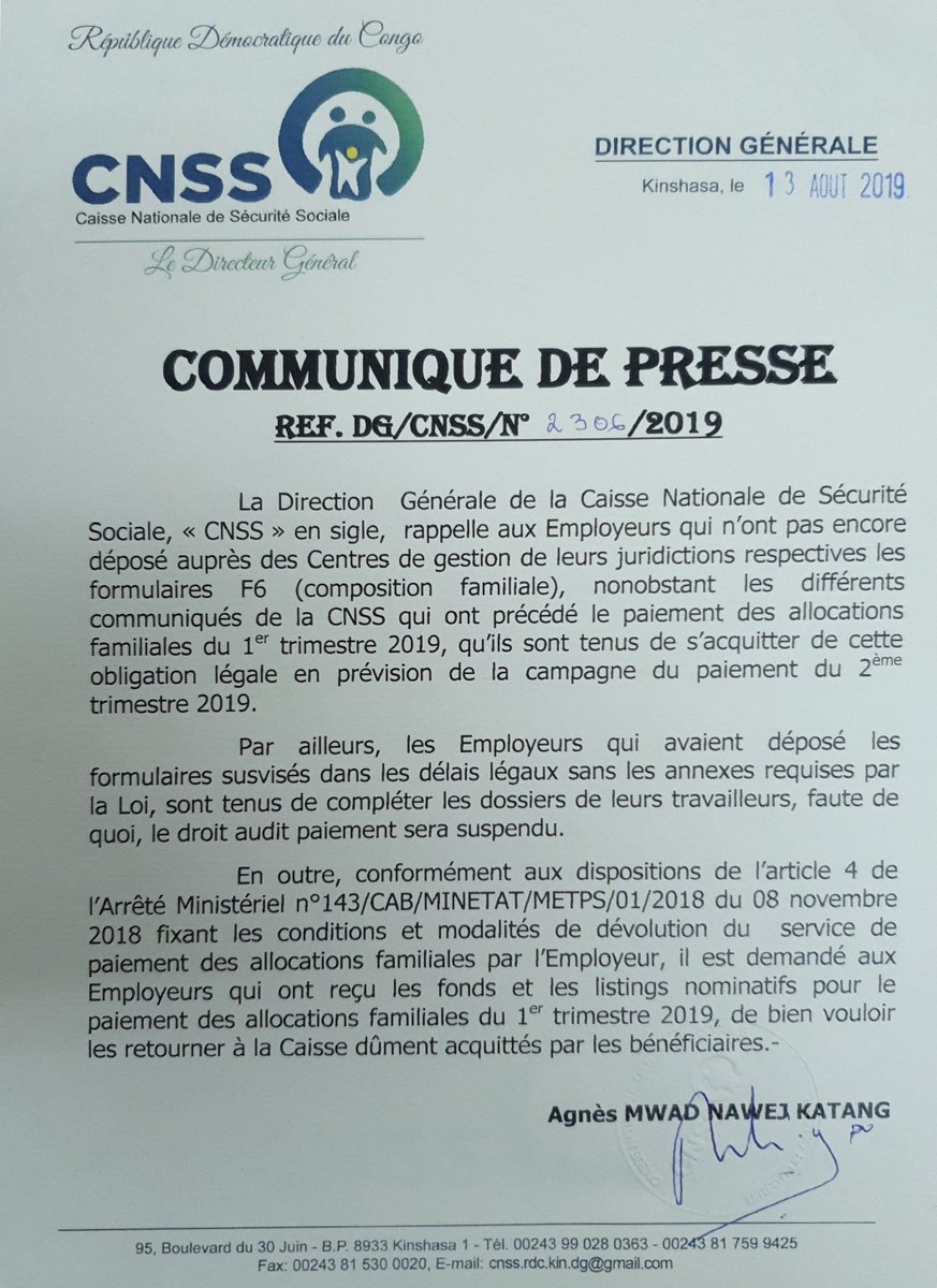 CNSS RDC @RdcCnss Timeline, The Visualized Twitter (Analytics)