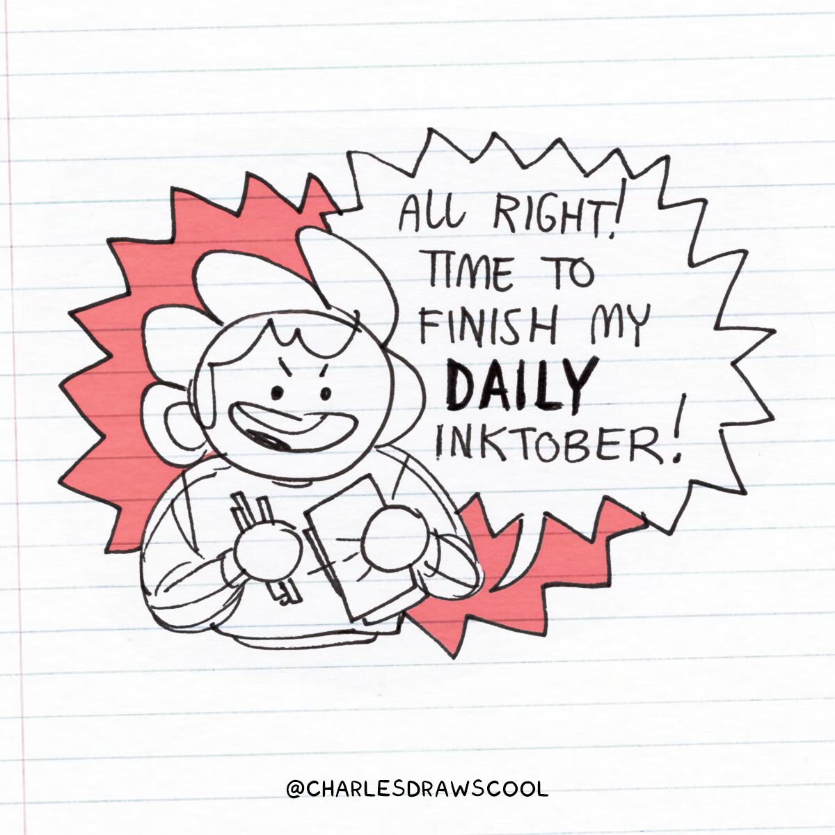 「#Inktober 」charles 🕊️の漫画