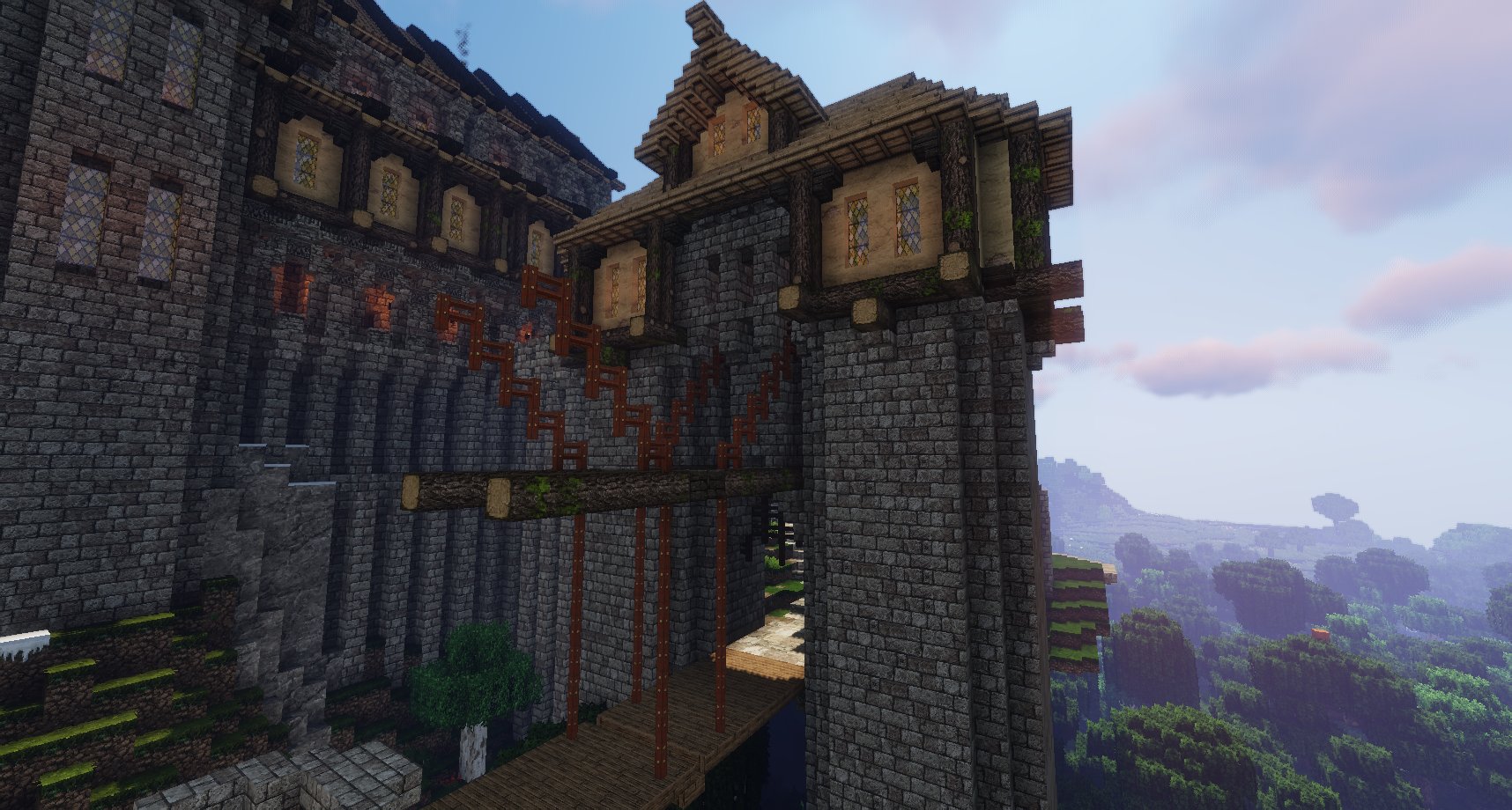 Minecraft Medieval Castle Gate