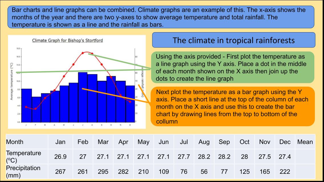 Rainforest Climate Graph