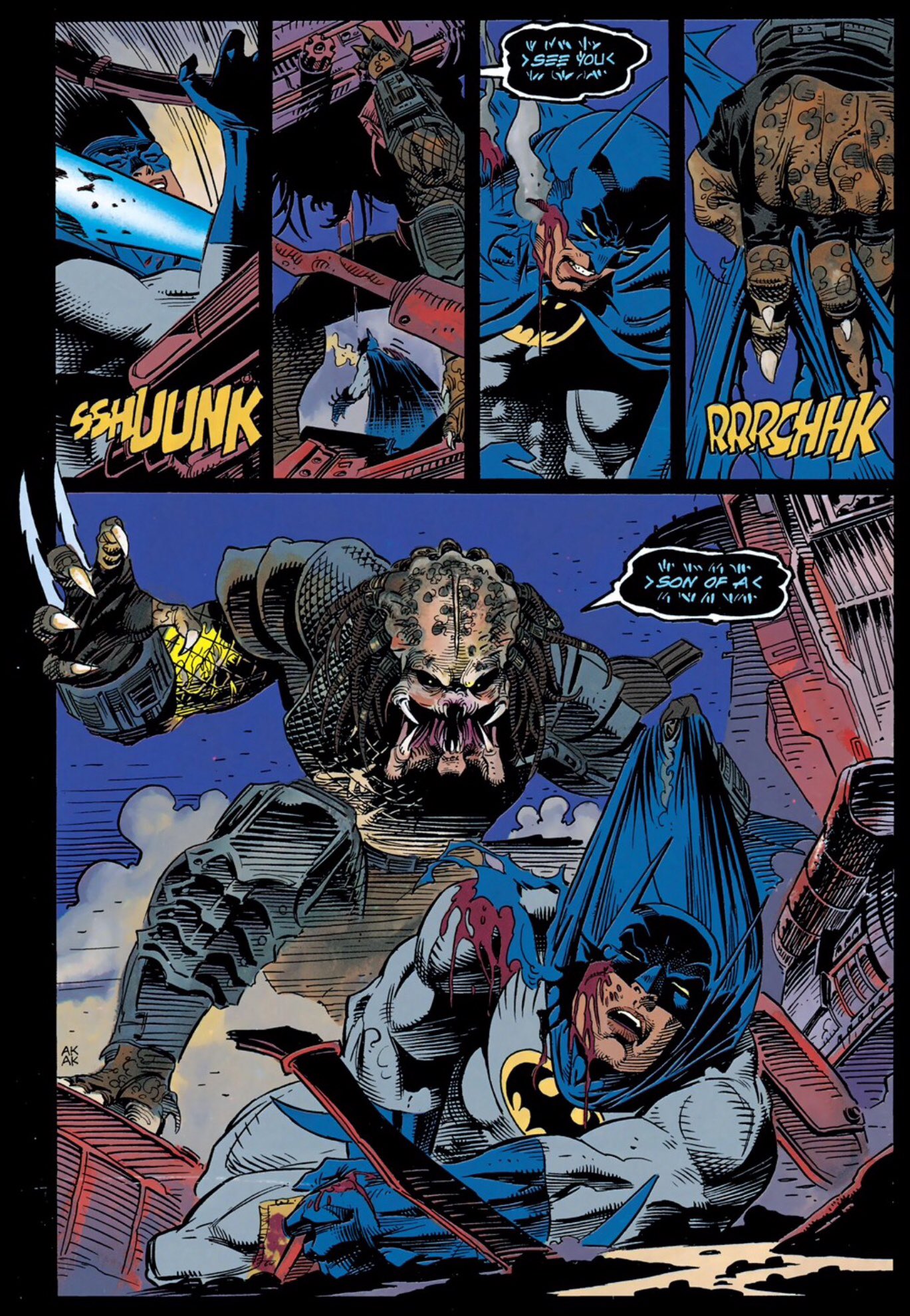 Batman Versus Predator Comics