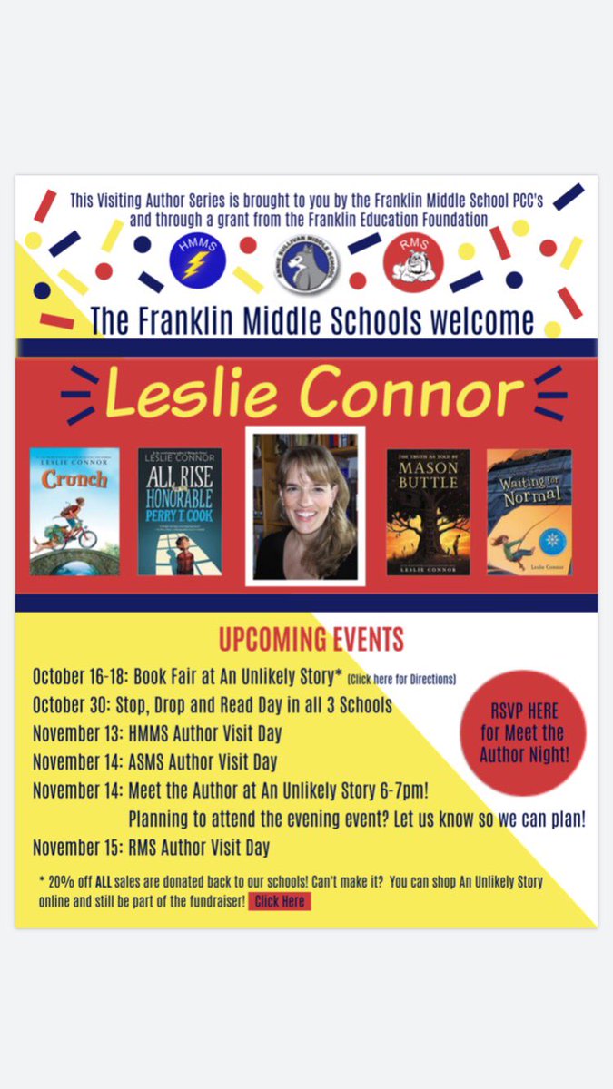 Author Visit Flyer
