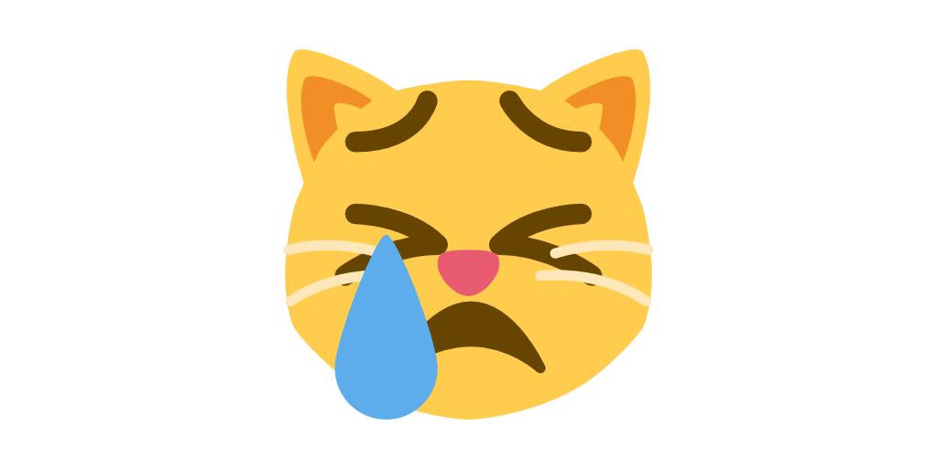 Crying Cat Emoji
