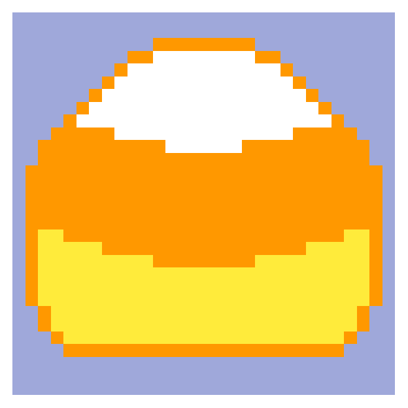 Minecraft Chicken Egg Pixel Art