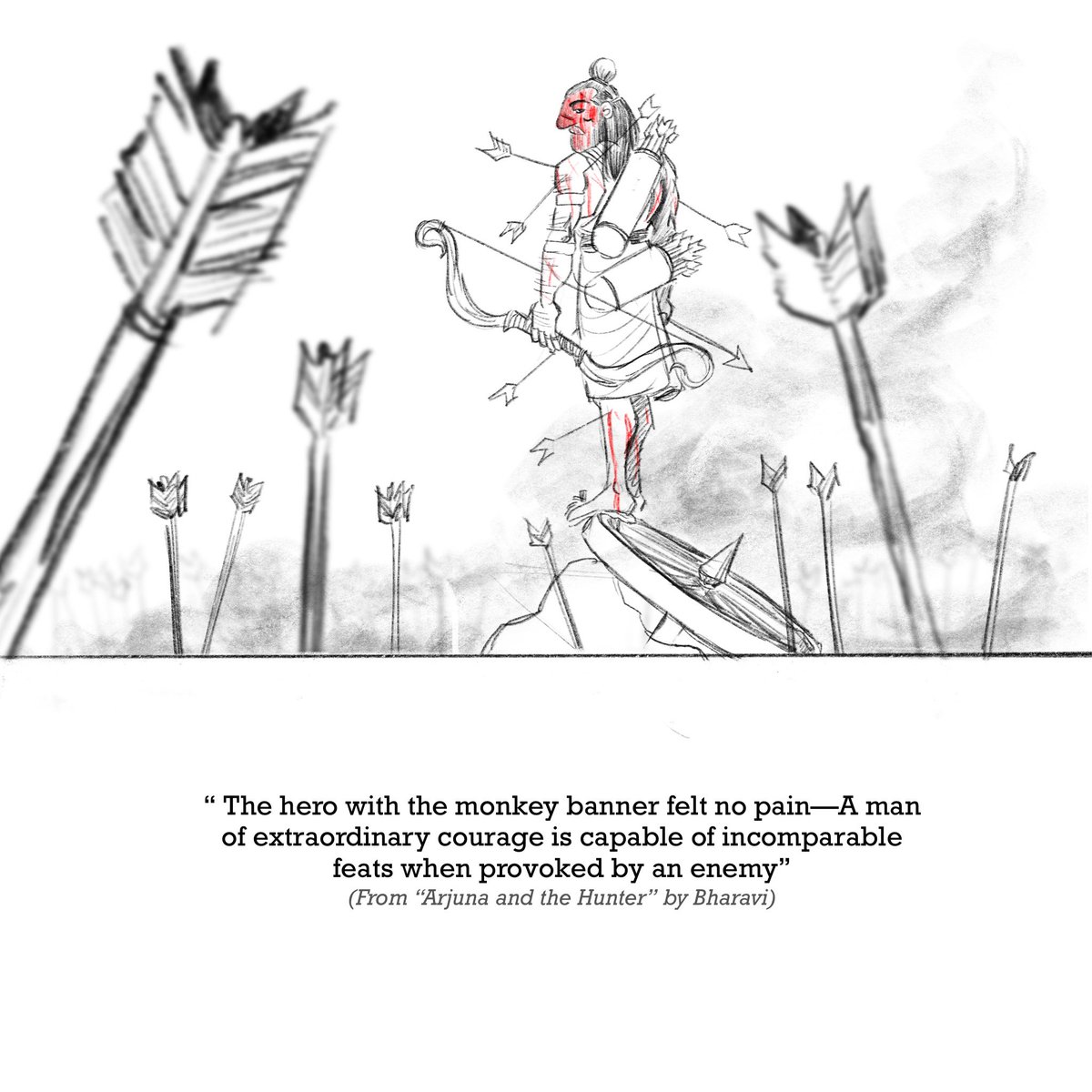 「Finally, Today is also a day when Arjuna decimated an army d」Jay ...