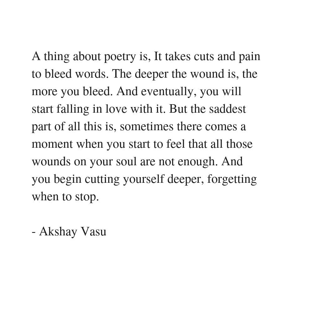 Cutting Poems Quotes