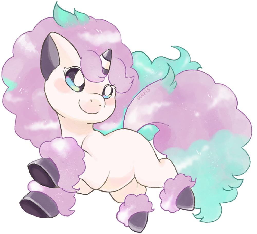 Galar Ponyta! ?? I love them so much !」|doe 𓏧のイラスト