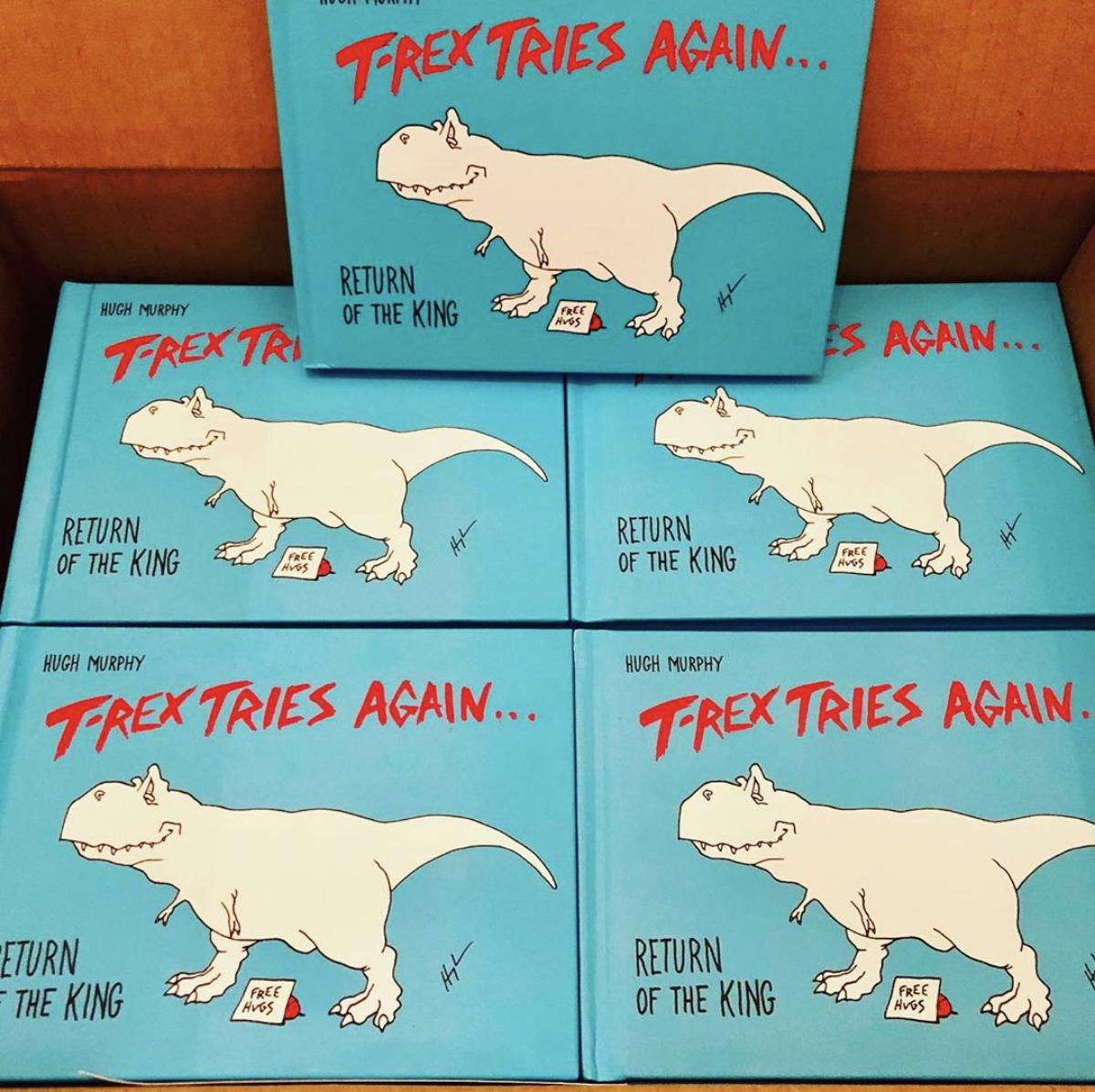T Rex Trying Book