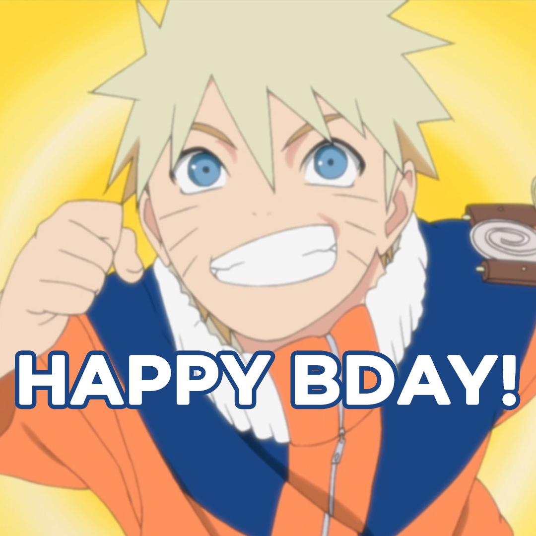 Happy Birthday Anime Naruto